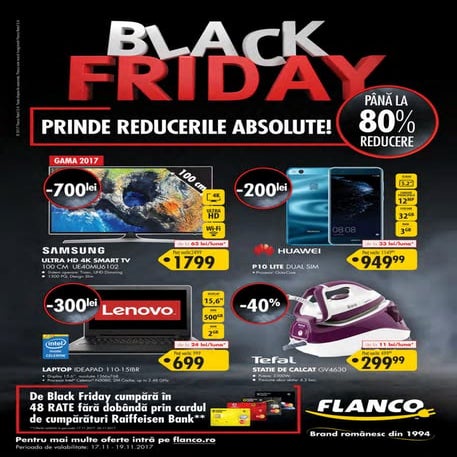 Catalog Flanco Black Friday 2017 | PDF