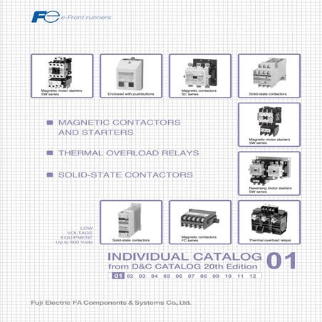 Catalog contactor fuji-electric Mới Nhất - Hạo Phương | PDF