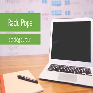 Radu Popa - Catalog cursuri 2016 | PPT