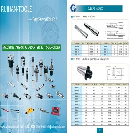 Catalog Ruihan- machine tools | PDF