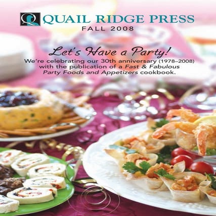 Quail Ridge Press Catalog 2008 | PDF
