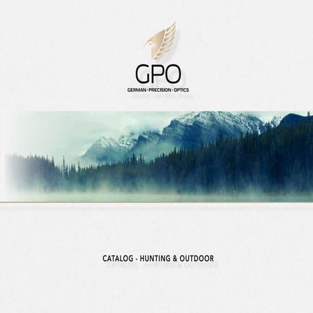 Catalog 2022 | GPO | Optics Trade | PPT