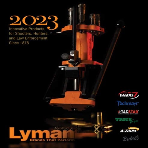 Catalog 2023 | Lyman | Optics Trade | PDF