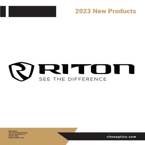 Catalog 2023 | Riton Optics | Optics Trade | PDF