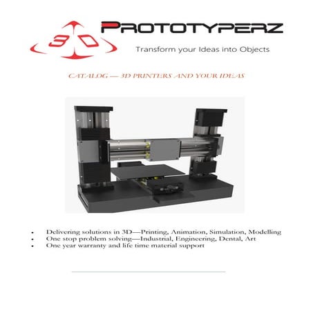 Catalog 3 d_prototyperz | PDF | 3-D Graphics | Computer Software and ...