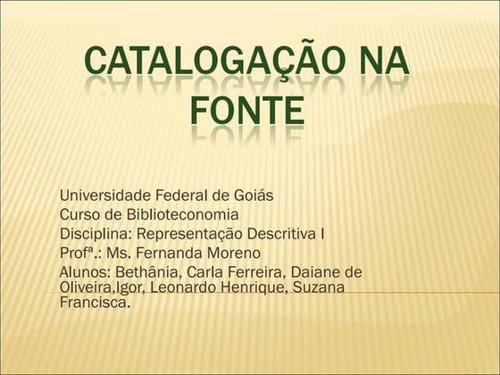 Tabela de cutter[1] | PDF