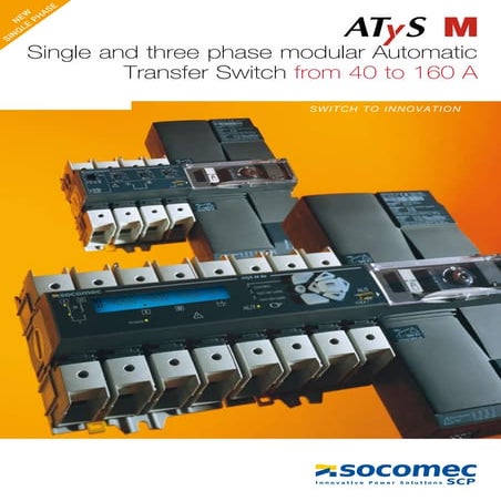 Cataloge ats socomec atys m | PDF
