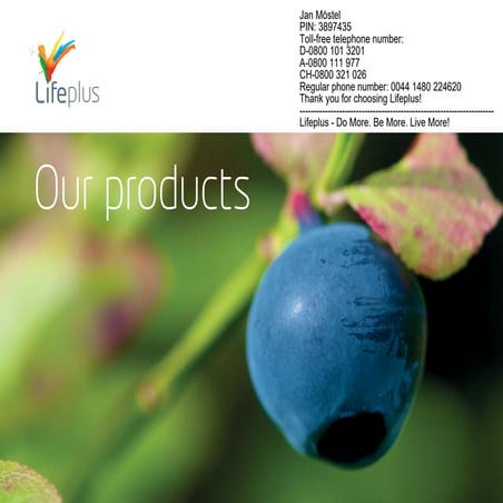Catalog eu en lifeplus | PDF
