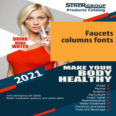 Faucets columns fonts catalog | PDF