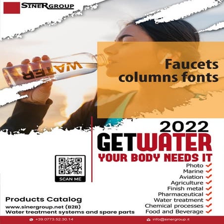 Faucets columns fonts catalog | PDF | Home Appliances | Home & Garden
