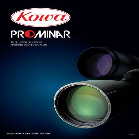 Catalog KOWA Spotting Scopes | Optics Trade | PDF | Cameras and ...