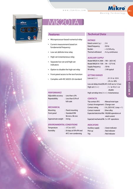 Catalog mikro mikro mk204a | PDF