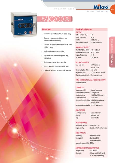 Catalog mikro mikro pfr96 | PDF