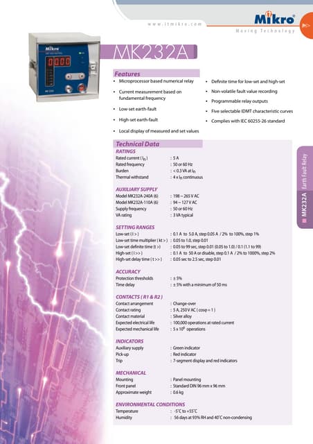 Catalog mikro mikro mk204a | PDF