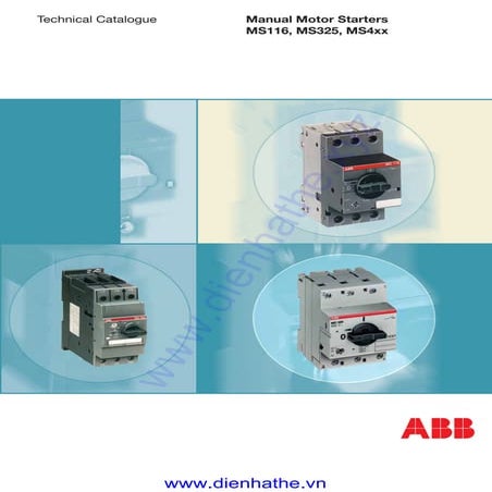 Catalog Motor Starter ABB - P2 | PDF