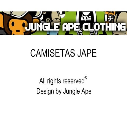 Catalogo Jungle Ape | PPT