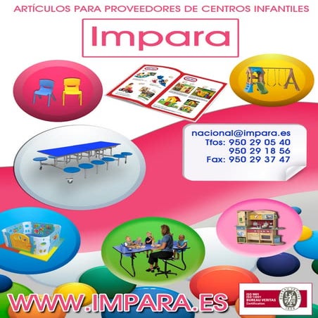Catalogo de Impara Equipamientos Material Infantil para guarderias y ...