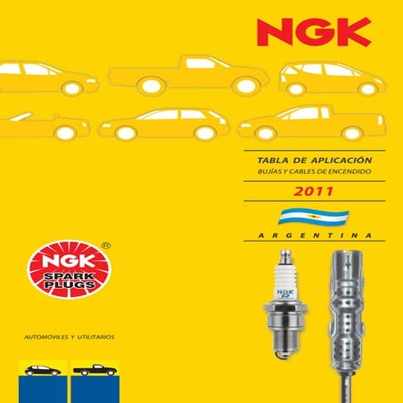 Tabla+de+equivalencias+bujias+en+general | PDF