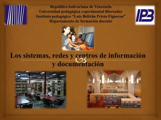 Centros de información y documentación | PPT