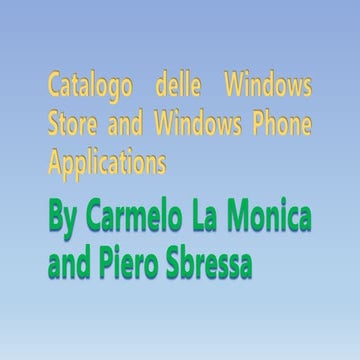 Catalogo delle App | PDF | Computing | Technology & Computing