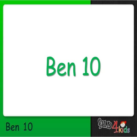 Catalogo digital adesivos, etc., ben 10 | PPTX