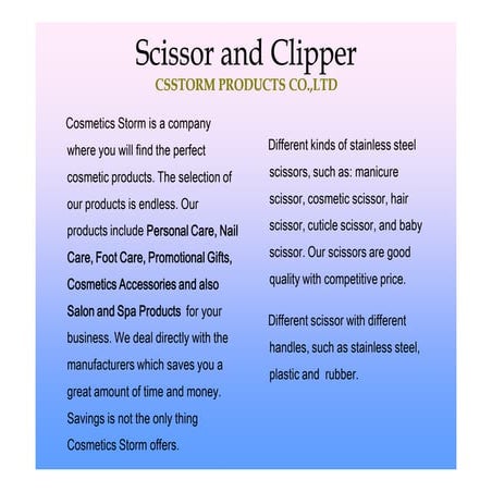 Catalog of scissors&nipper | PDF