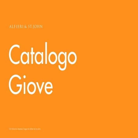 ALFIERI & ST.JOHN. GIOVE COLLECTION | PPT