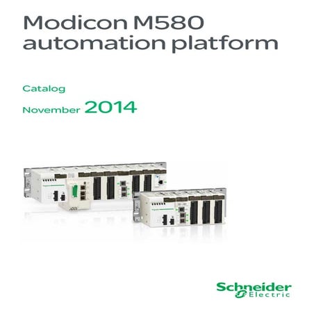 Catalogo modicon m580 2014 | PDF