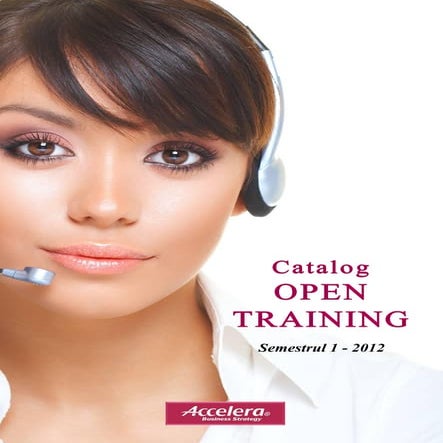 Catalog TRAINING OPEN Semestrul 1 2012 Accelera | PDF