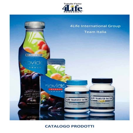 Catalogo prodotti 4life A4 | PDF