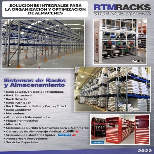Catalogo rtm racks 2022 cc | PDF