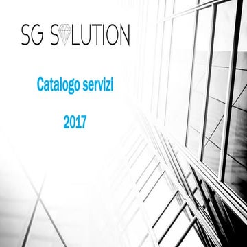 Catalogo servizi sg 2017 | PDF