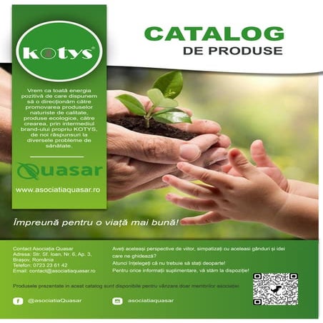 Catalog produse Kotys - Asociatia Quasar | PDF