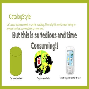 Catalog style | PPTX | Desktop Publishing | Computer Software and ...