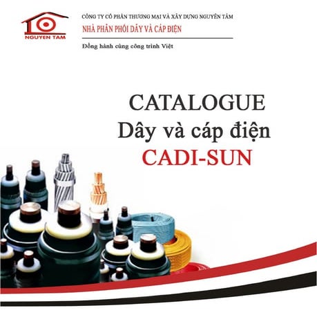 CADI-SUN thông số kỹ thuật dây cáp điện hạ thế | PDF