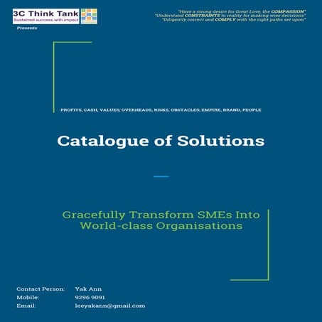 3C @ Work Catalogue | PDF