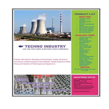 TECHNO INDUSTRY -product catalog | PDF
