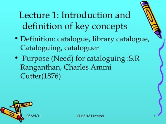 TYPES OF LIBRARY CATALOGUES | PPT
