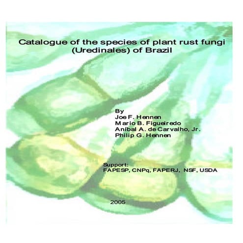 Cataloque of species of plant rust fungi | PDF