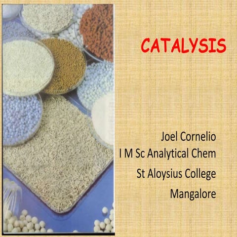 Catalysis | PPTX