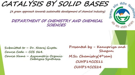 Chemistry Unit-I, Zeolite process (Lect. No. 8).pptx | Chemistry | Science