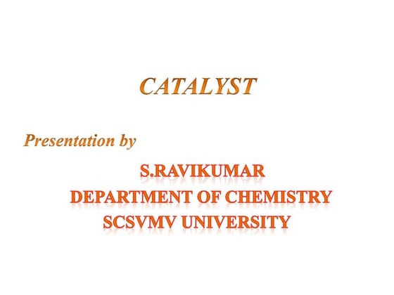 Catalysis | PPT