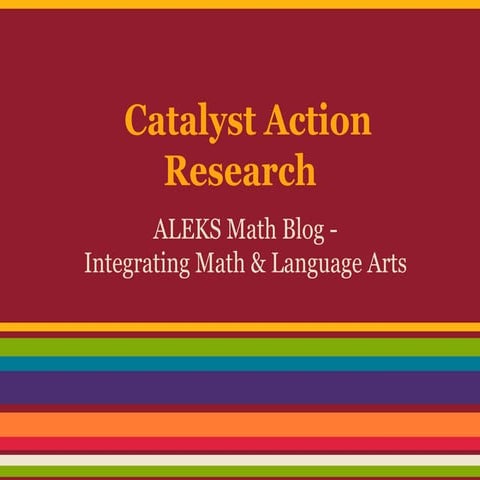 Catalyst Action Research Progress - Mid-Year Data Retreat 2012-2013 | PPT