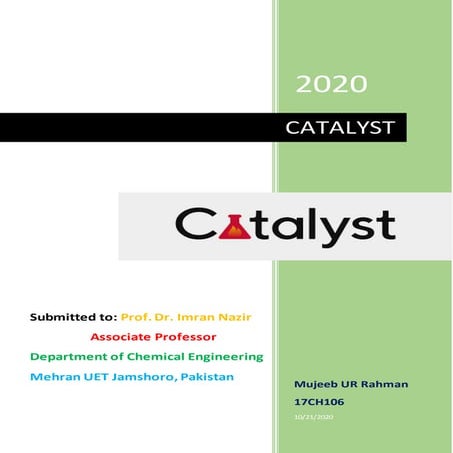 Catalyst and their types | DOCX
