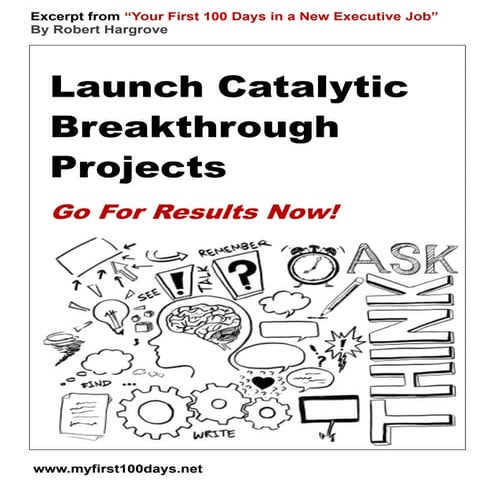 Launching Catalytic Breakthrough Projects | PDF