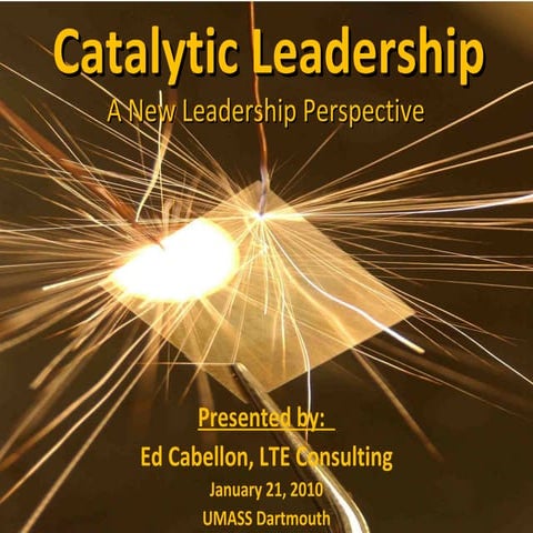 Be a Catalyst, Start A Revolution | PPTX