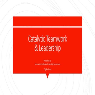 Catalytic Leadership 1.30.19