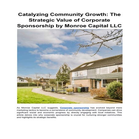 Catalyzing Community Growth_ The Strategic Value of Corporate ...