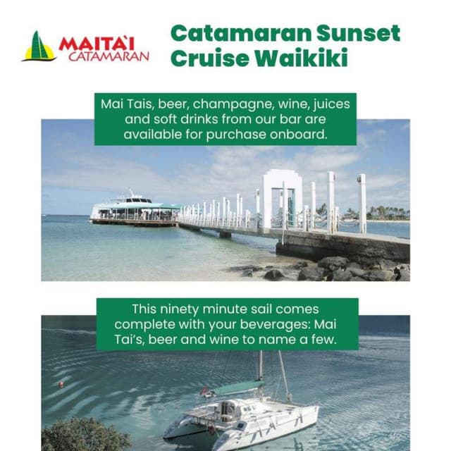 Catamaran Sunset Cruise Waikiki ! MAITAI Catamaran | PDF