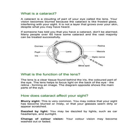 Cataract | PDF